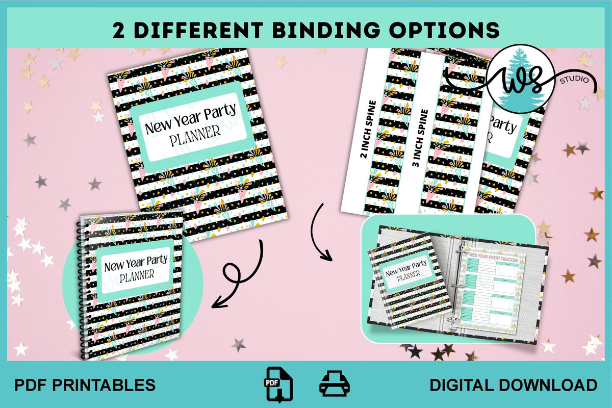 Printable New Year Party Planner – White Spruce Studio